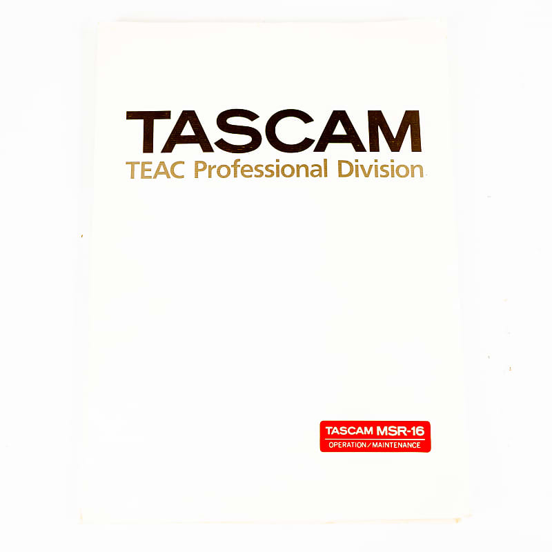 Tascam MSR-16 16-Track Reel to Reel Recorder Operation / | Reverb