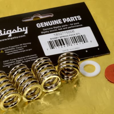 Bigsby Spring Pack With Four Springs, Spring Washer and Red | Reverb