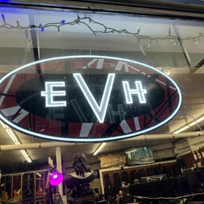 EVH Led store sign 2024 - Red white black | Reverb