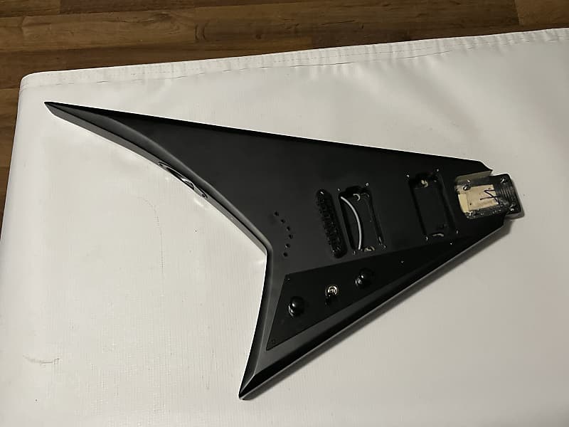 2023 Jackson JS32T RR Rhoads V Satin Black Hardtail Semi | Reverb