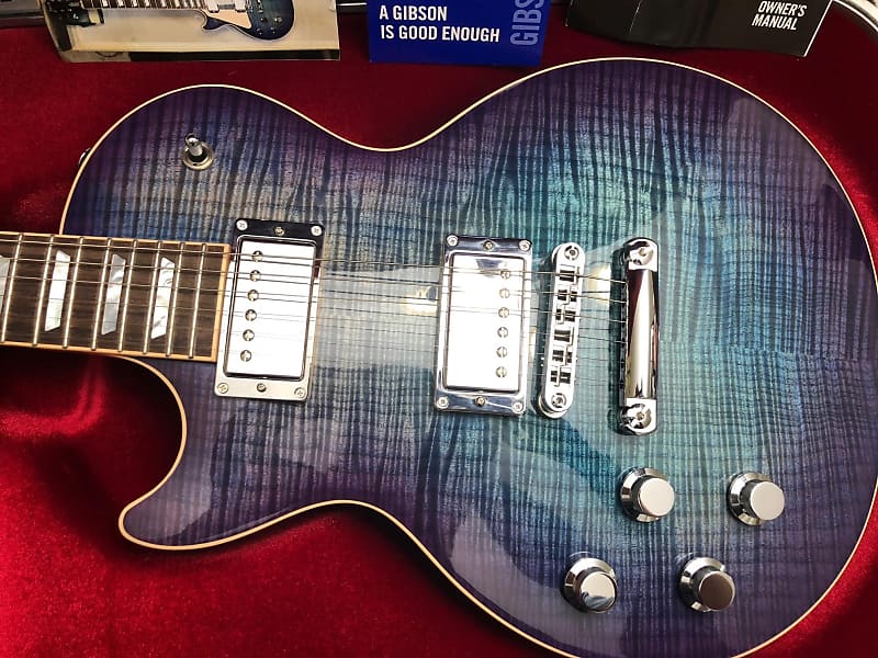 Gibson Les Paul Standard HP Blueberry Burst 2017 Left Handed | Reverb