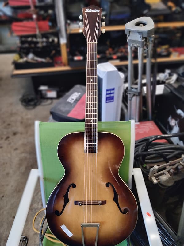 Silvertone N2 L-505 1965 - Varnish | Reverb