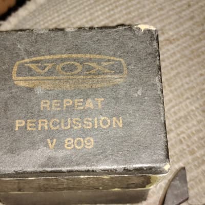 used vintage Vox V 809 Repeat Percussion (produced by the | Reverb