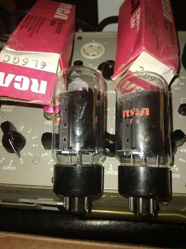 2 new in the box premium RCA black plate 6L6GC tubes | Reverb
