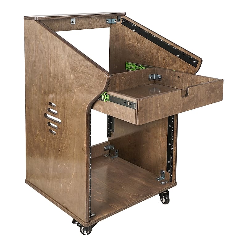 SDRK-M11X10B | DIY Studio Rack with 11U Slant Mixer Top, 10U | Reverb