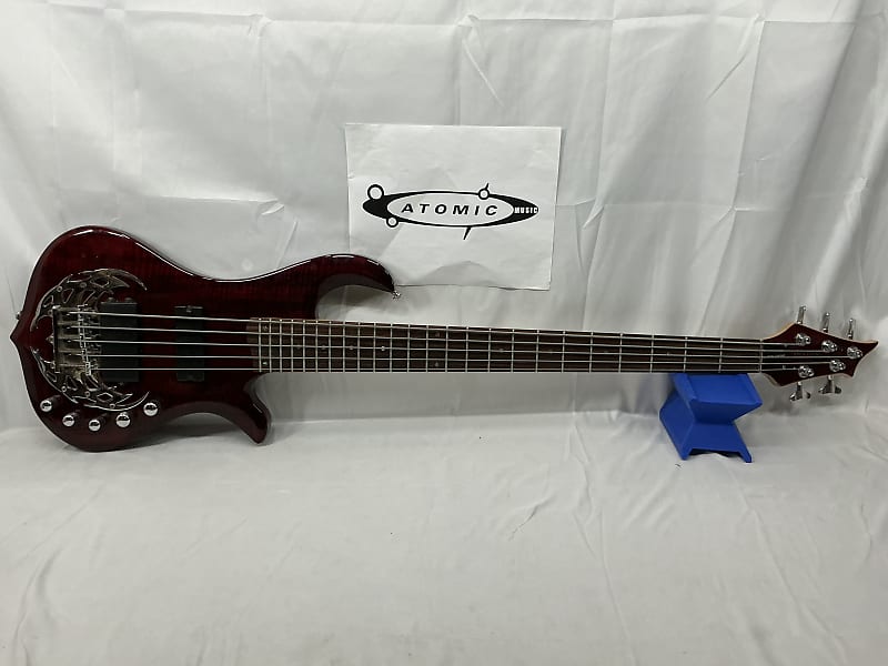 Traben Array Limited 5-String Bass Guitar -Red | Reverb
