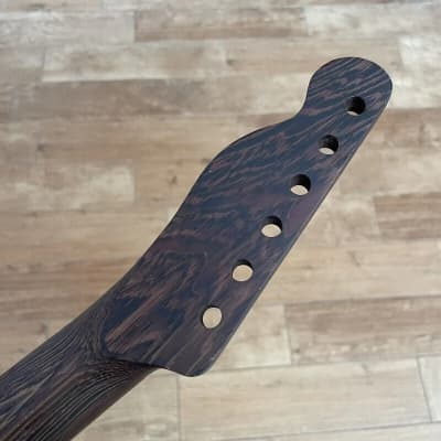 Wenge Wood Telecaster Tele Style Guitar Neck DIY Project | Reverb