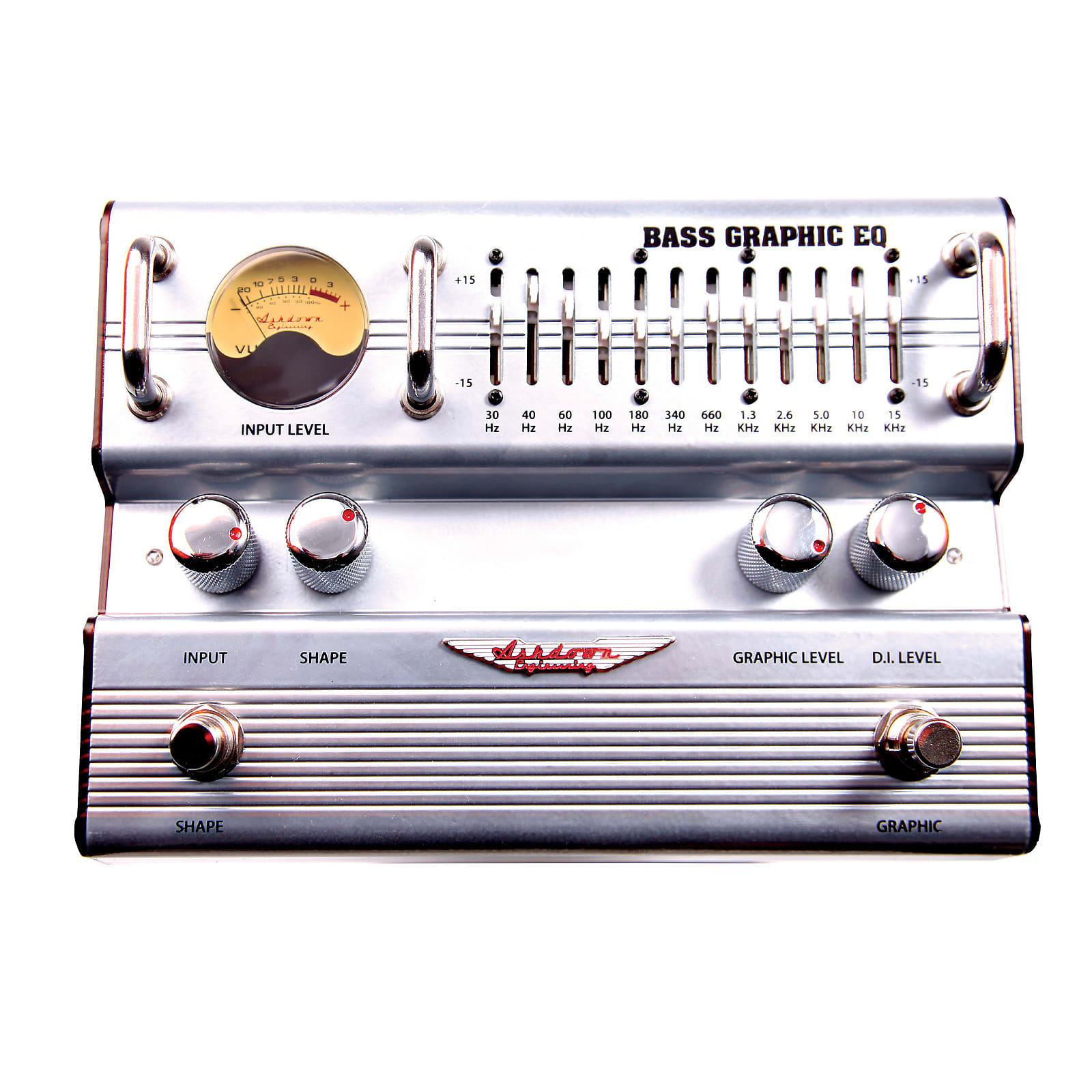 Ashdown 12 Band Graphic EQ Bass DI Pedal | Reverb España