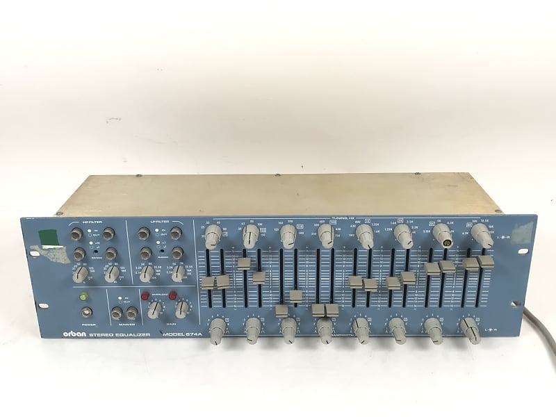 Orban 674a Stereo Paragraphic Equalizer Transformer | Reverb