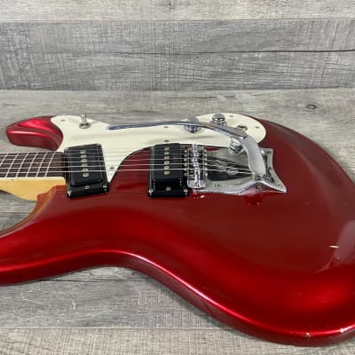 Mosrite Ventures Model 1965 - Candy Apple Red | Reverb