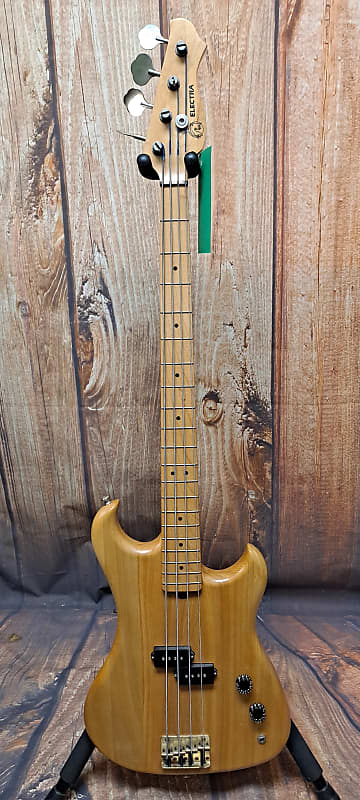 Electra Bass Guitar MIJ Natural satin | Reverb
