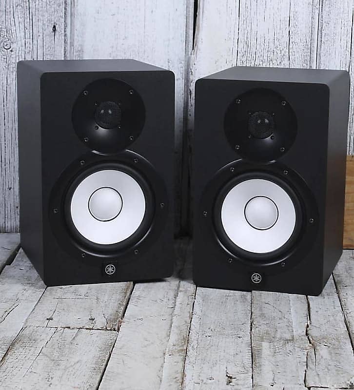 Yamaha HS7 Two Way Powered Studio Monitor PAIR OF TWO 95 Watt | Reverb