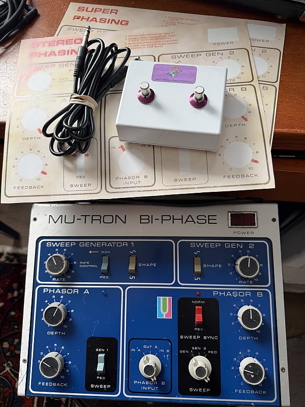 1975 Mu-Tron Bi-Phase with Footswitch | Reverb