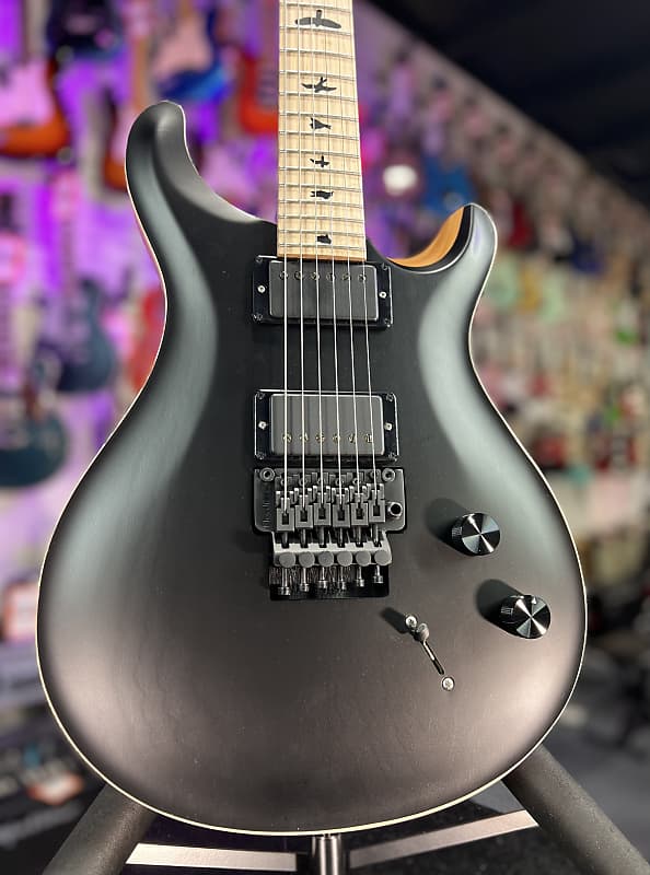 PRS DW CE 24 Waring "Floyd" Electric Guitar - Black Top - | Reverb