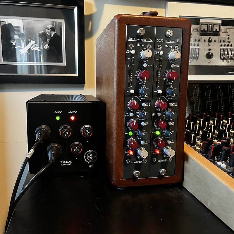 Rupert Neve Designs 5052 Pair W/Pwr Supply & Wood Case | Reverb