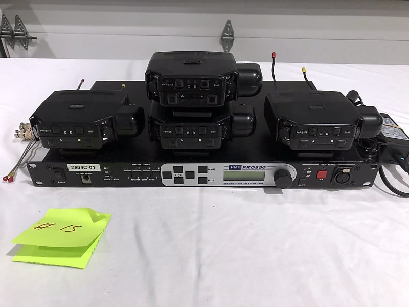 HME PRO850 Wireless Intercom System With Four Beltpacks BP850 | Reverb
