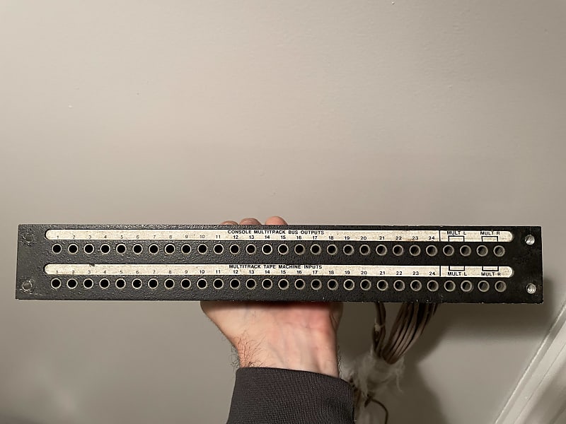 Neotek Series I II Elite Elan Patchbay 1980s - Black and | Reverb