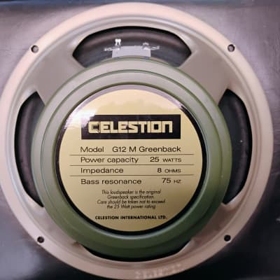 Celestion Greenback 25 watt 8ohm 12 inch | Reverb