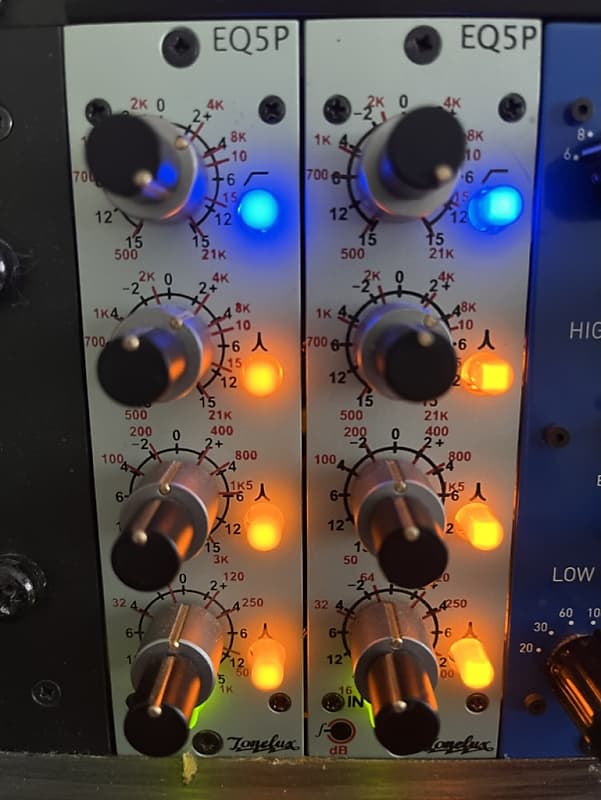 Tonelux EQ5P 500 Series Discrete Parametric Equalizer | Reverb UK