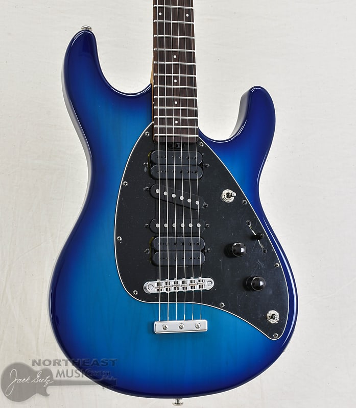 Ernie Ball Music-Man Steve Morse Signature - Morse Blue | Reverb