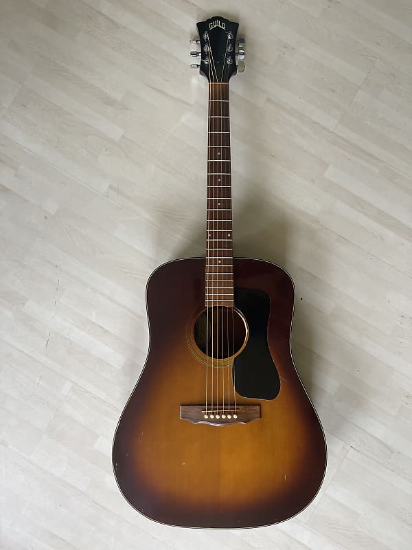 Guild D35-SB 1984 Sunburst | Reverb