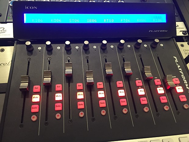 Icon Pro Audio Platform X DAW Controller Faders with D2 LCD | Reverb