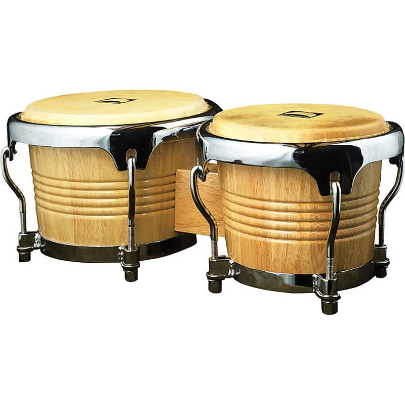 Rhythm Tech Oak Bongos Professional Bongo Drums | Reverb