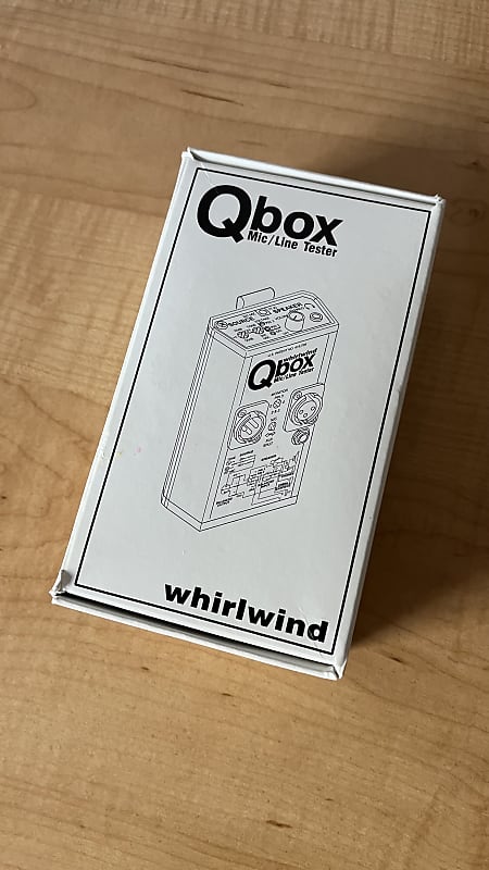 Whirlwind Qbox mic/line Tester Black | Reverb