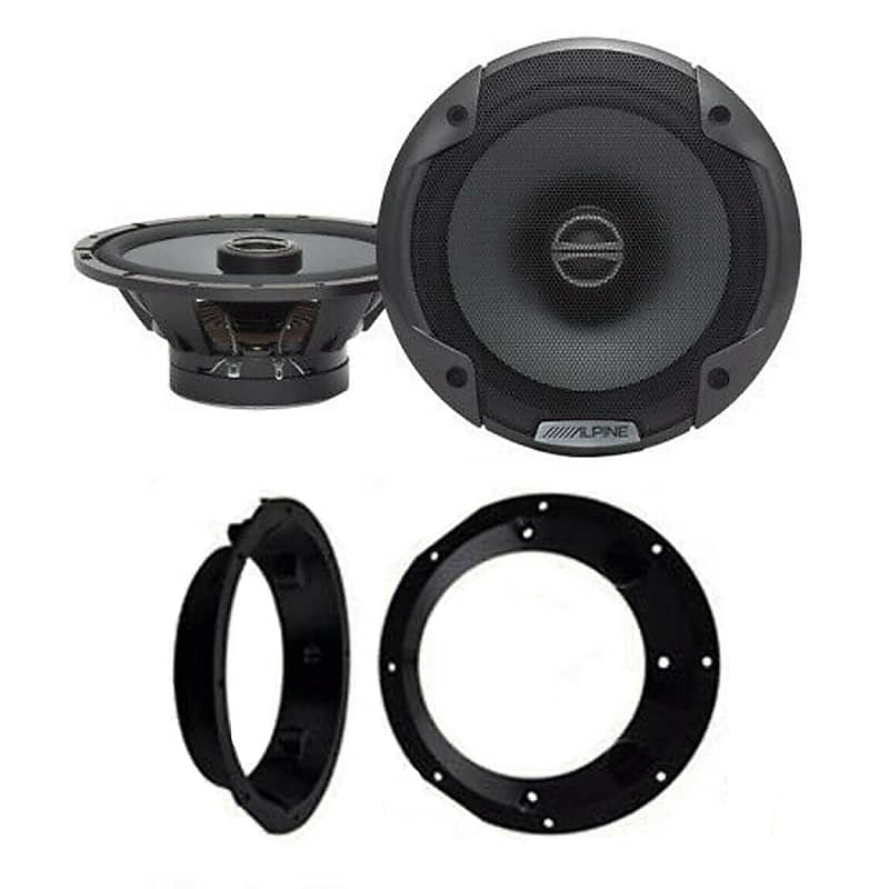 Alpine SPE-6000 Two Way 6.5 Inch Car Motorcycle Speakers for | Reverb