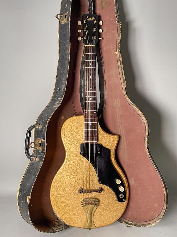 Circa 1958 Supro 3033s 3/4 "Thunderstick" Vintage Guitar | Reverb