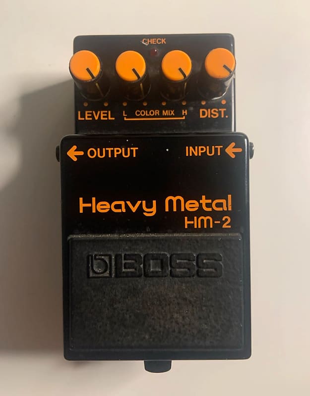 Boss Heavy Metal HM-2 (Black Label) Original Made in Japan | Reverb