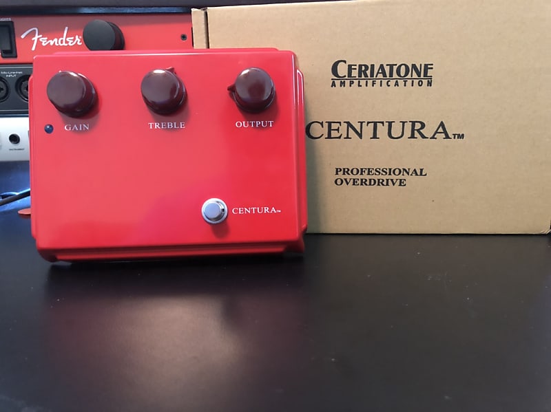 Ceriatone Centura Professional Overdrive RARE RED finish! | Reverb