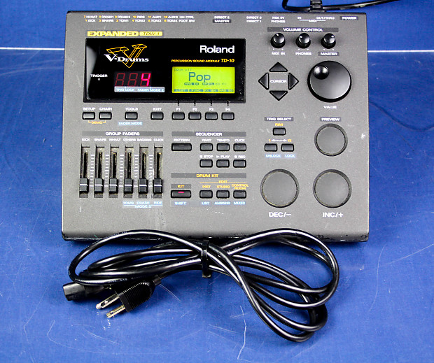 Roland TD-10 EXPANDED VDrum Module Brain td10 TDW-1 W/ V | Reverb