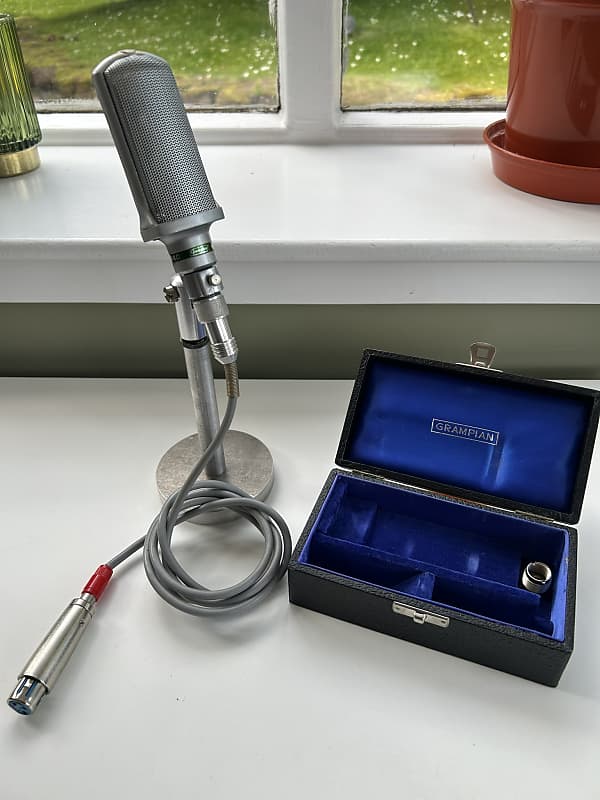 1960s Vintage Grampian GR2/H Ribbon Microphone - Boxed with | Reverb