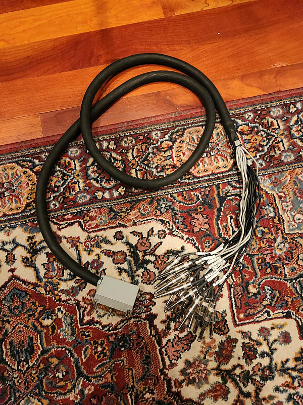 ADAT Mutipin to ¼ TRS 10ft Snake 1990s - Black | Reverb