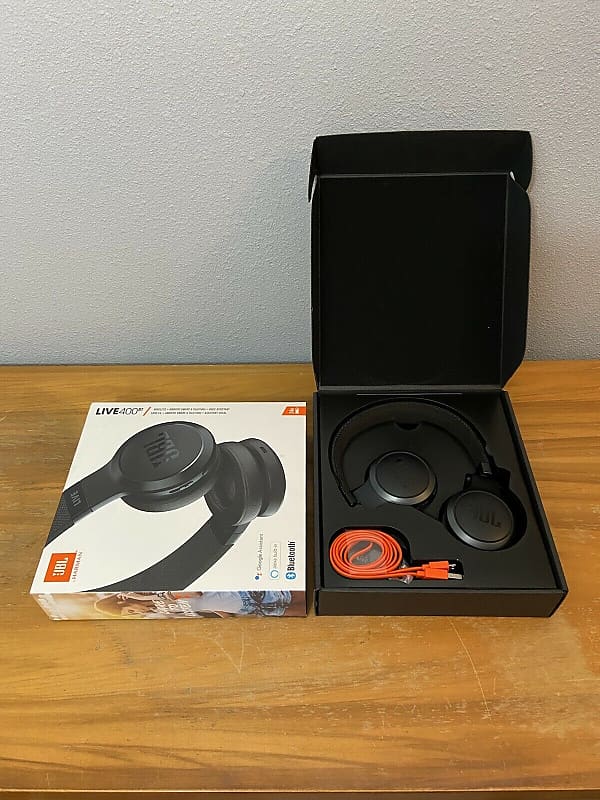 JBL Live 400BT Wireless Bluetooth Headphones Black Edition | Reverb