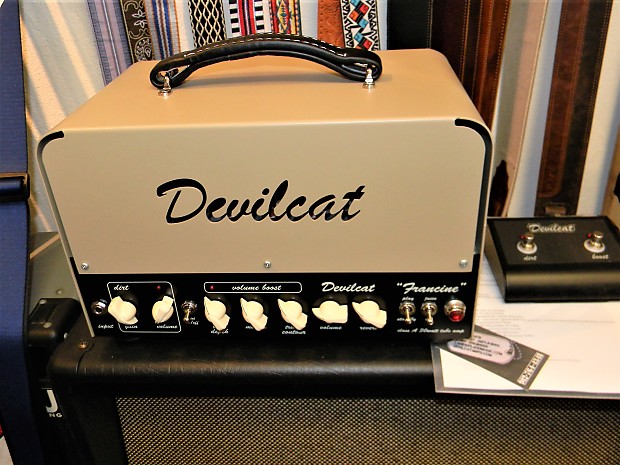 Devilcat Francine 30 watt tube head 2017 Desert Tan | Reverb