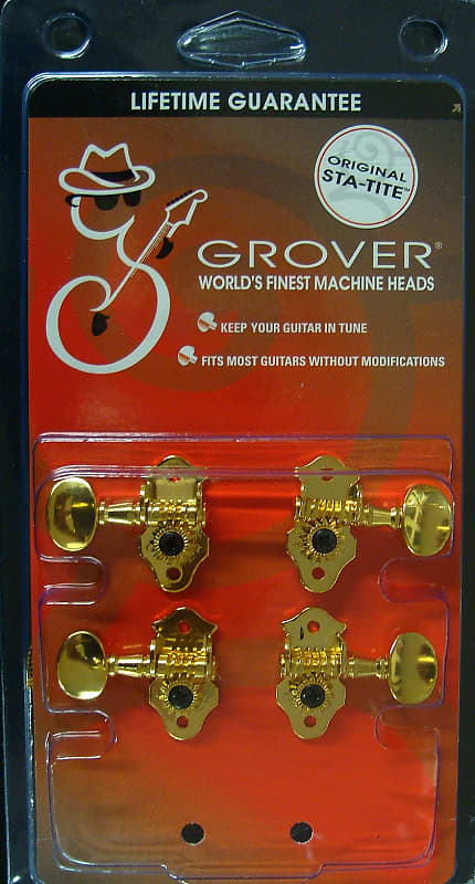 Grover 8G Sta-Tite™ Geared Ukulele tuning machines (8 Series) | Reverb