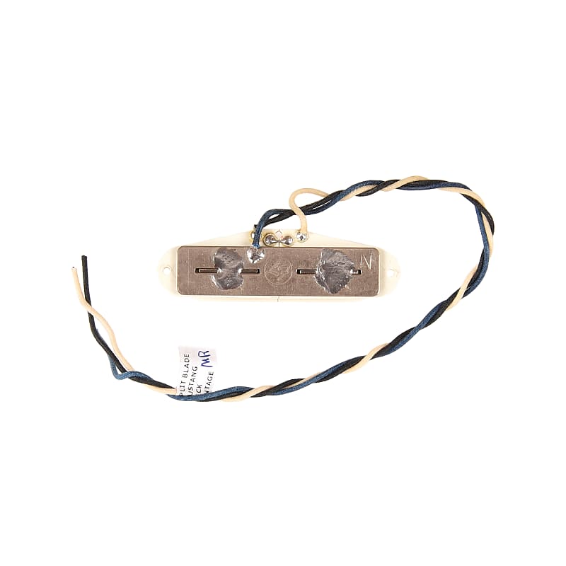 Lindy Fralin Split Blade for Mustang Neck Pickup Parchment | Reverb