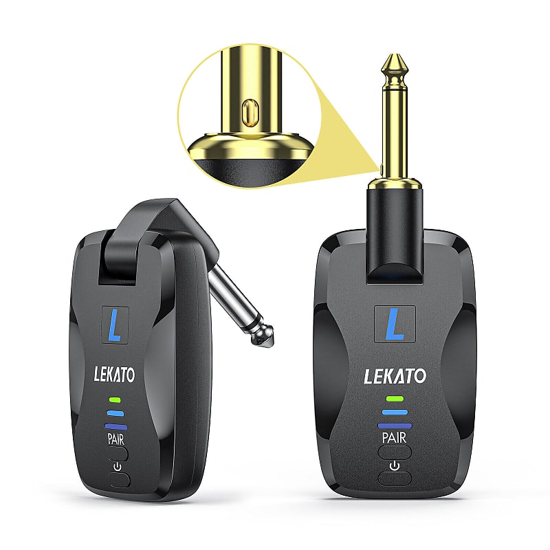 LEKATO 2.4G Wireless Guitar Transmitter Receiver System | Reverb