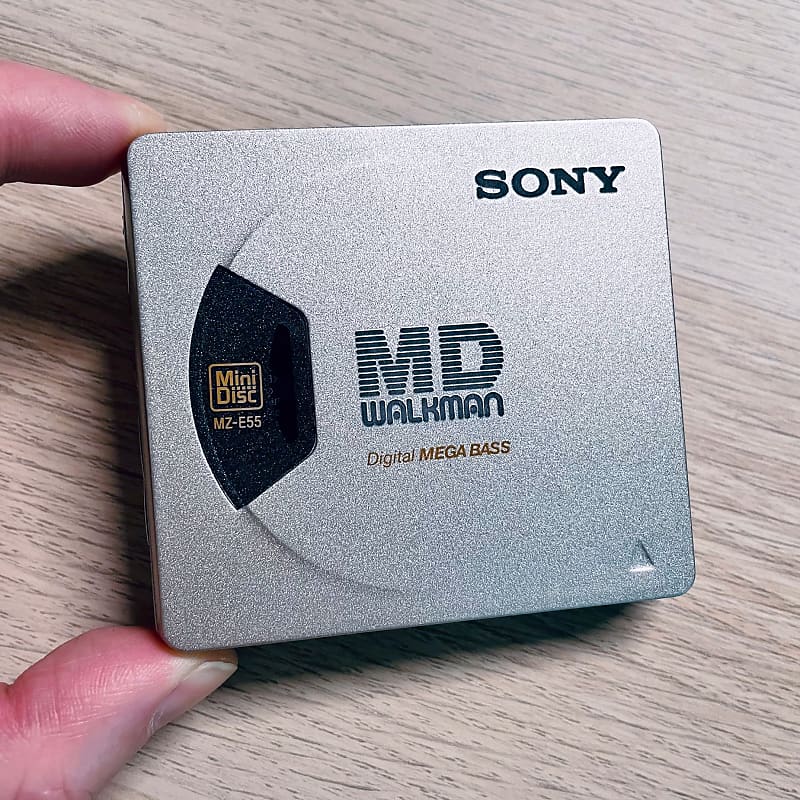 Sony MZ-E55 Walkman MiniDisc Player, Excellent to NM Silver ! | Reverb