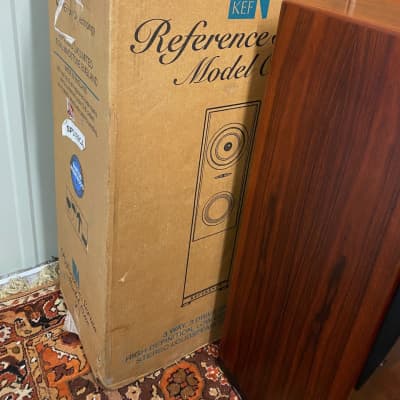 Vintage 1990s KEF Reference Model One Rosewood Floorstanding | Reverb