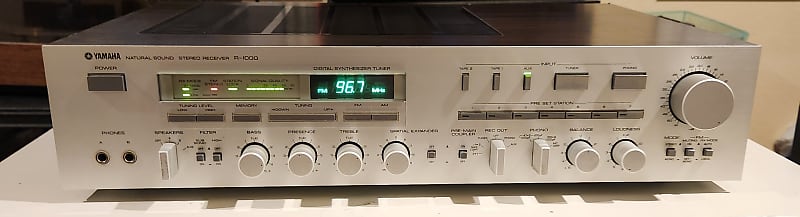 Yamaha Vintage Yamaha R-1000 Stereo Receiver 1981 - Wood | Reverb
