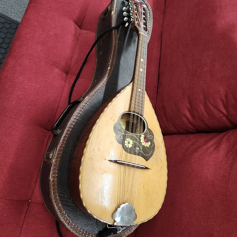 Hans Hauser Mandolin - Natural with chipboard case and extras | Reverb