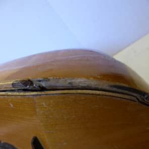 Vintage 8 string Bowl Back Mandolin butterfly inlay | Reverb