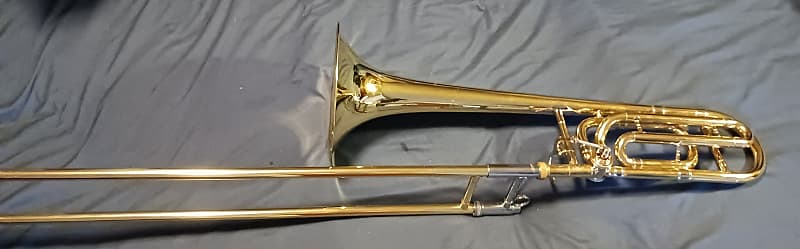 Bach Omega Bb/F tenor trombone with Protec case | Reverb