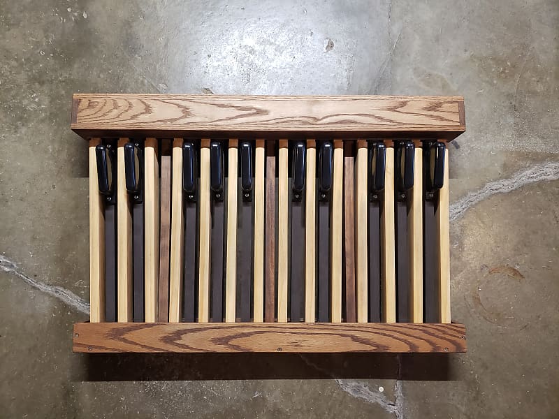 JG3 Tech 24-Note Midi Bass Pedalboard 2022 - Oak Wood | Reverb