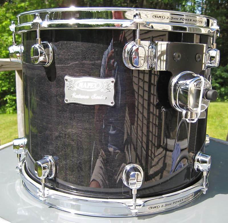 MAPEX - SWT1310UTB Tom Saturn III 13x10 Transparent Black | Reverb
