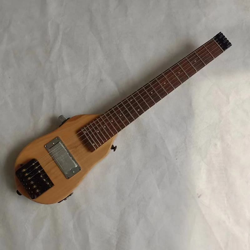 Headless Travel Electric Guitar, Ash Wood Body, Maple Neck, | Reverb