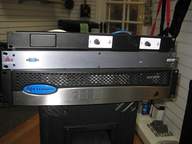Crown CTs 4200 Power Amp & DBX ZONEPRO 641 Digital Zone | Reverb